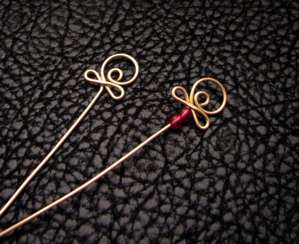 Hoop Loop Eye Pin Fancy Headpin Headpin Jewelry Finding | Etsy