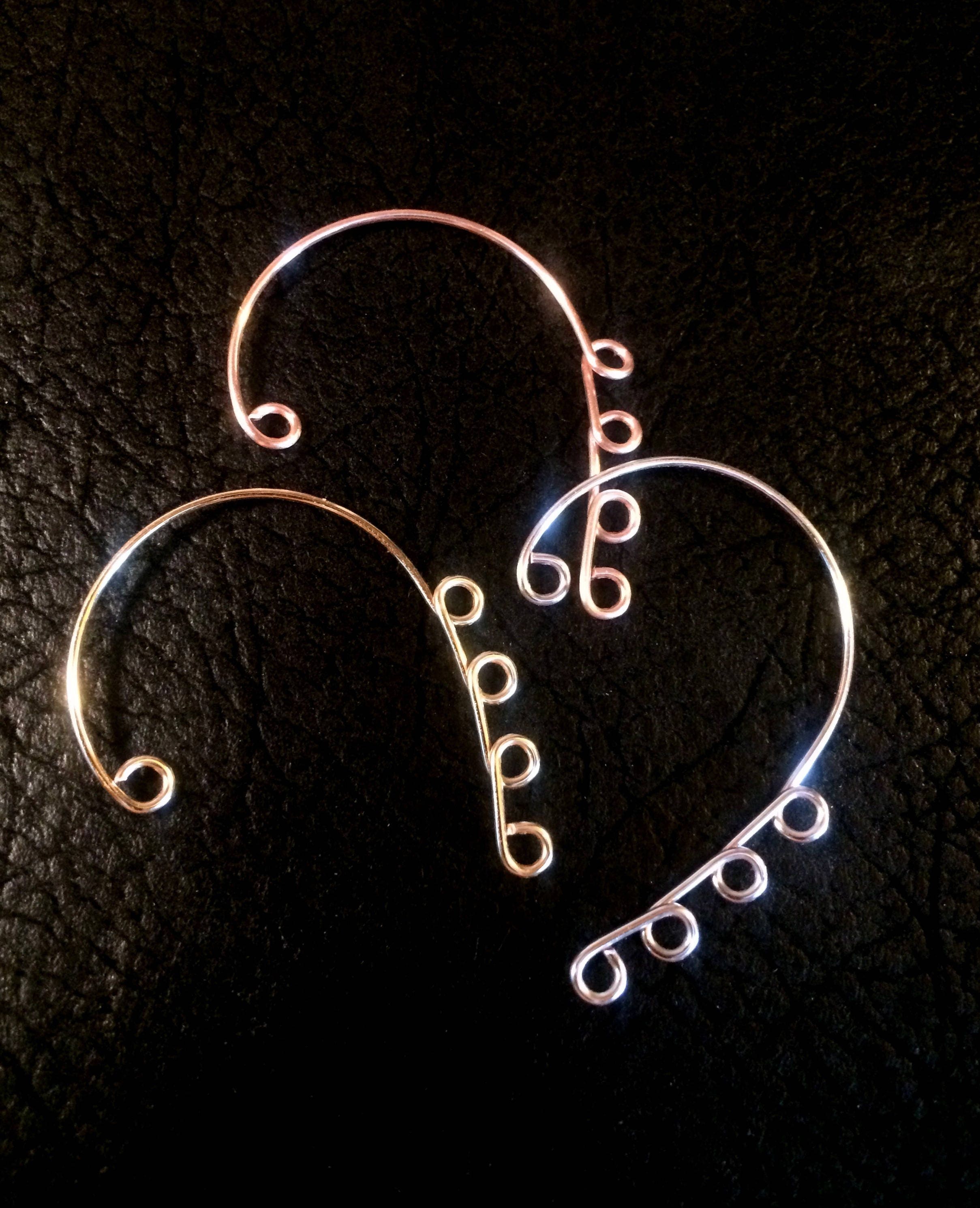 Wire Ear Wrap, Ear Cuff, Ear Jacket, Ear Climber, Ear Wrap, Beading ...