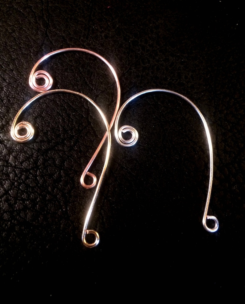 Swirl Wire Ear Wrap Ear Cuff Ear Jacket Ear Climber Ear - Etsy