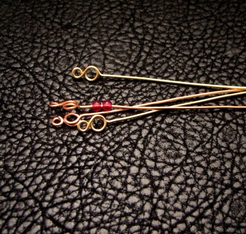 Loop Headpin Fancy Eye Pin Eye Pin Jewelry Supplies | Etsy