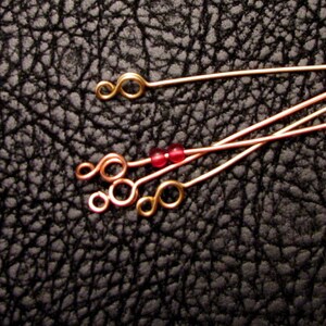 Loop Headpin, Fancy Eye Pin, Eye Pin, Jewelry Supplies, Beading ...