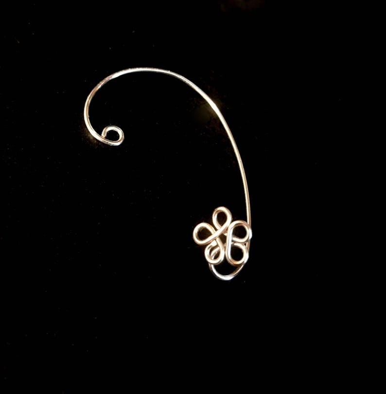 Simply Pretty Little Flower, Ear Cuff, Floral Jewelry, Ear Jewelry, Ear ...