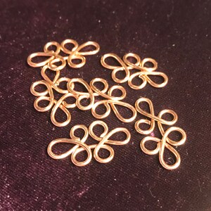 Handmade 6 Loop 18g Copper Finding Jewelry Connection 6pc | Etsy