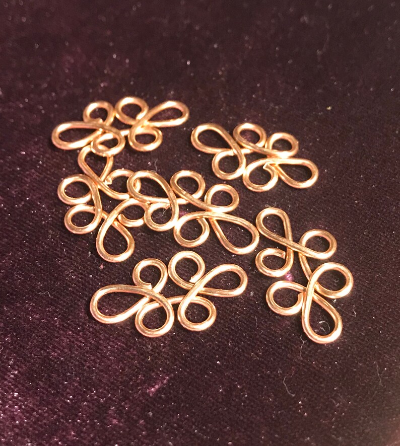 Handmade 6 Loop 18g Copper Finding Jewelry Connection 6pc | Etsy