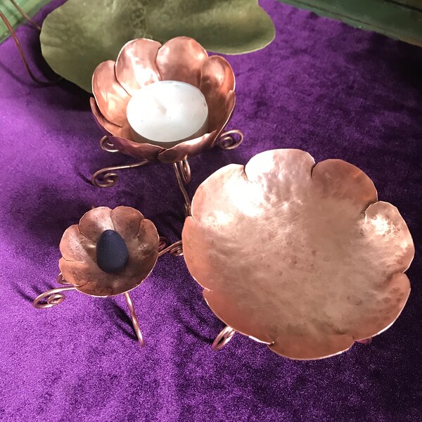 Candle Holder Copper - Etsy