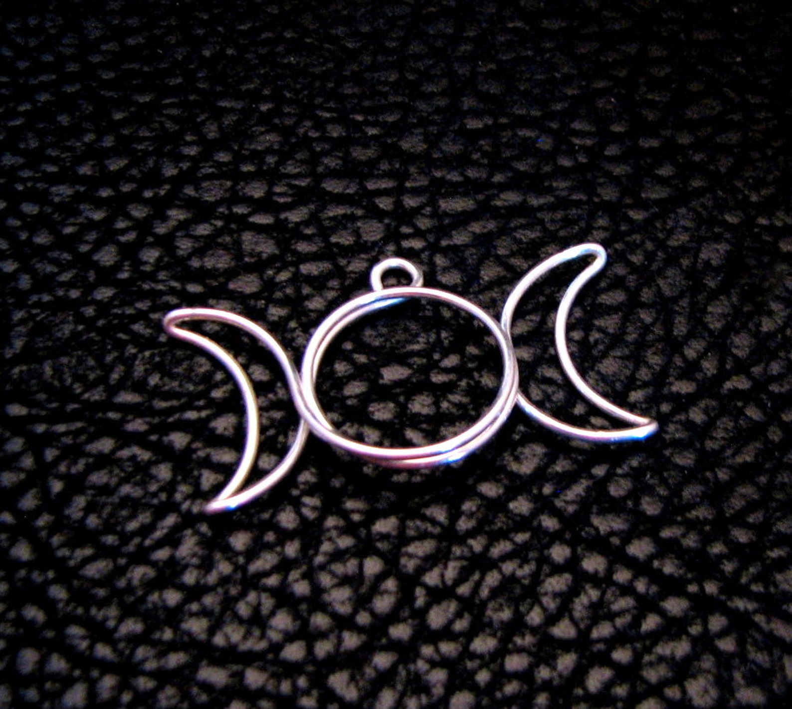 Wiretripple Moon Goddess Charm - Etsy