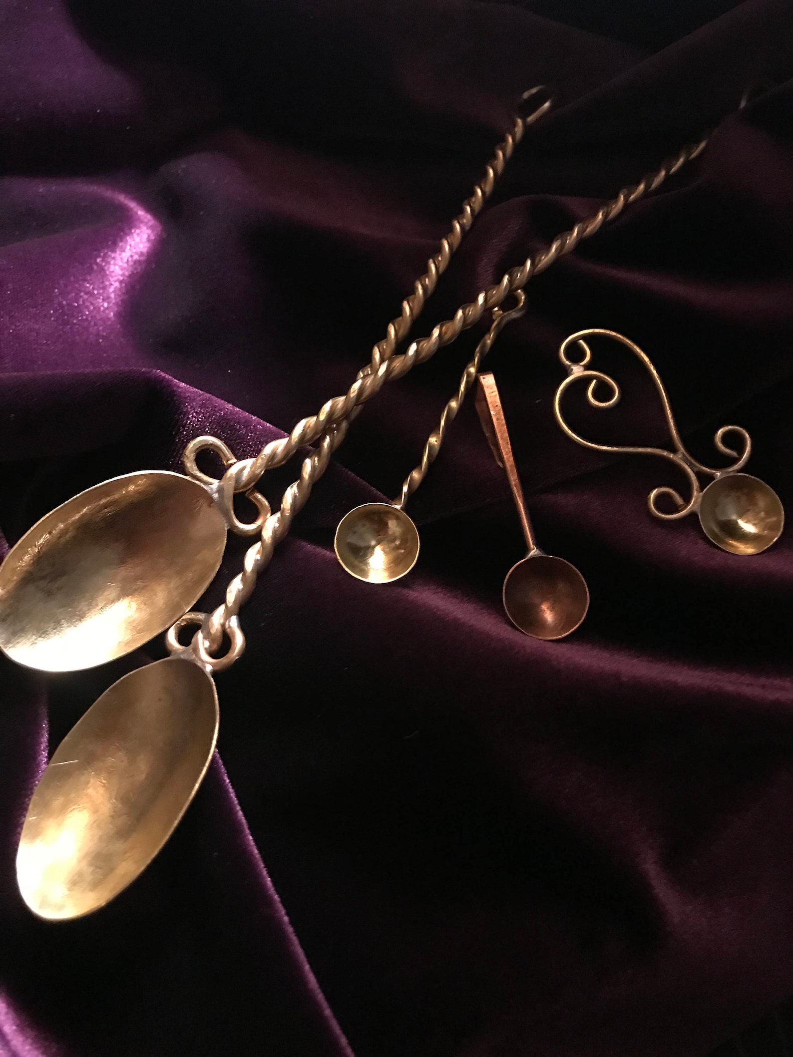 Fancy Spice Spoon Steampunk Spice Spoon Brass Spoon Herb | Etsy