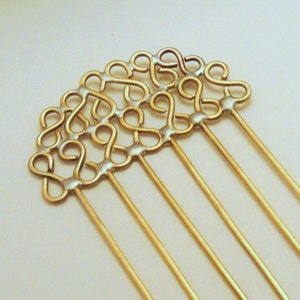 Hair Comb, Hair Decoration, Hair Fork, Metal Hair Comb, Hair Pick, Hair ...