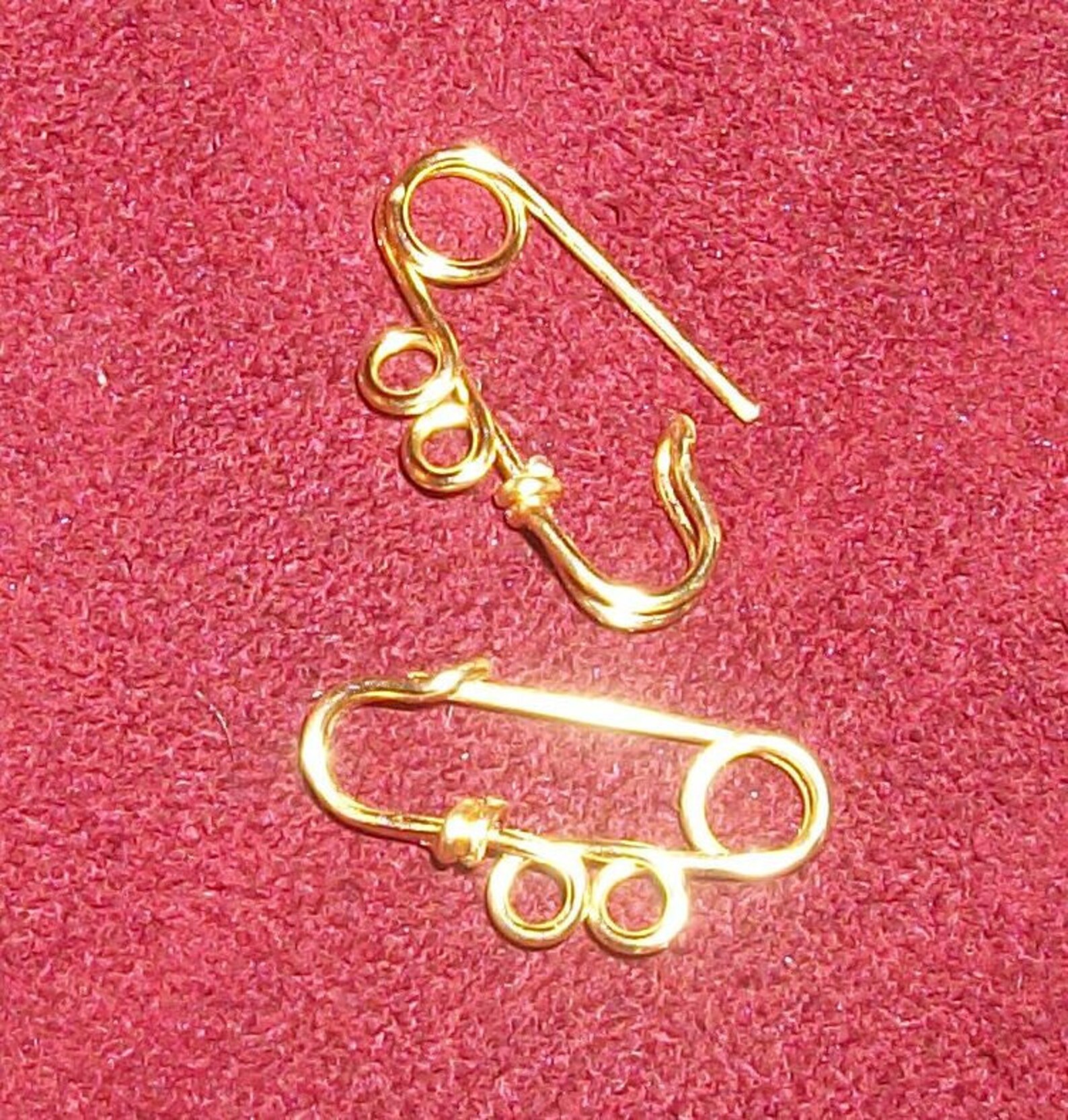 Little Safety Pins Fancy Tiny Pin Safety Pin With Swirl - Etsy