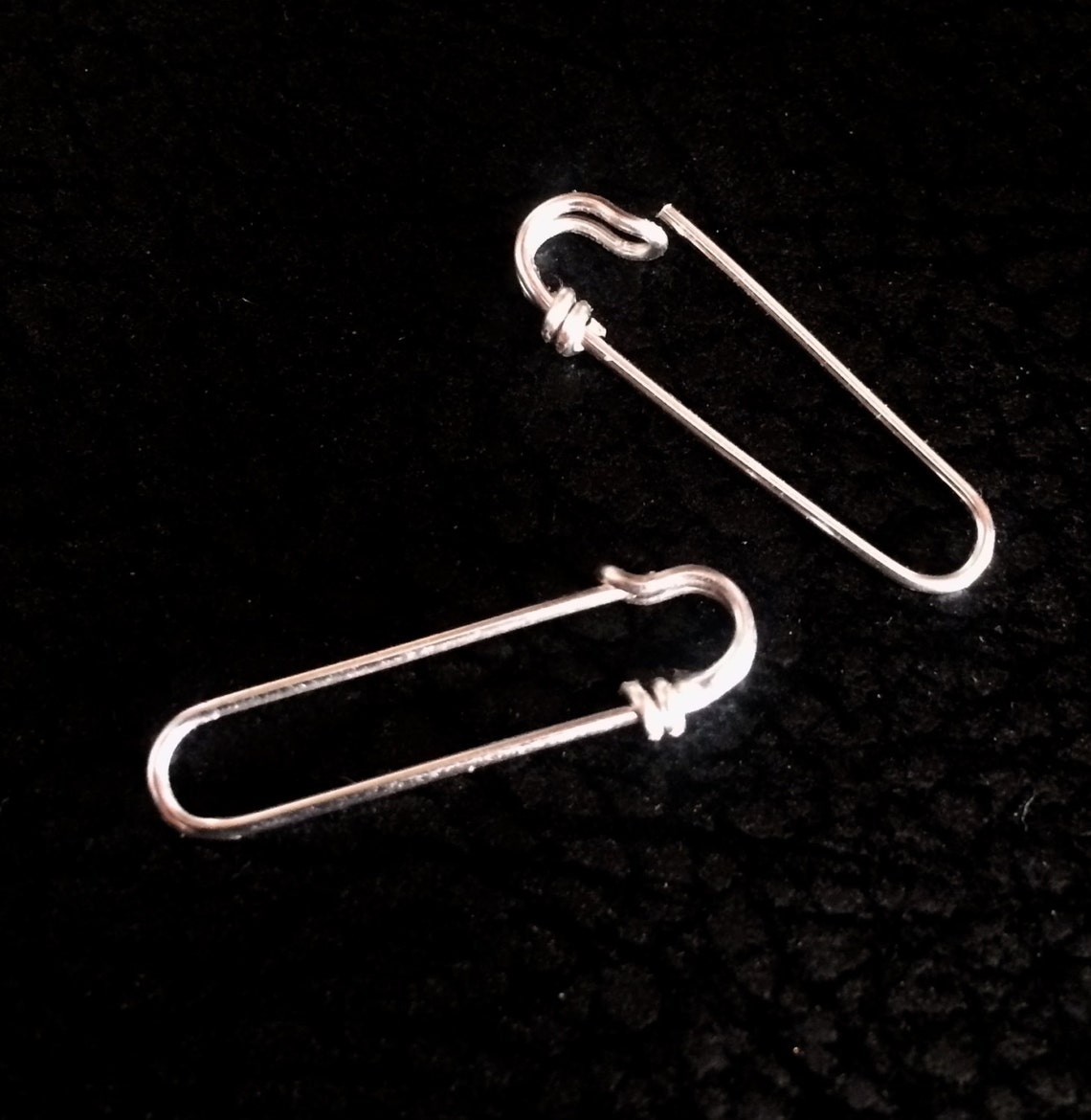Safety Pin. Handmade Open Loop Safety Pin Skinny Pin | Etsy