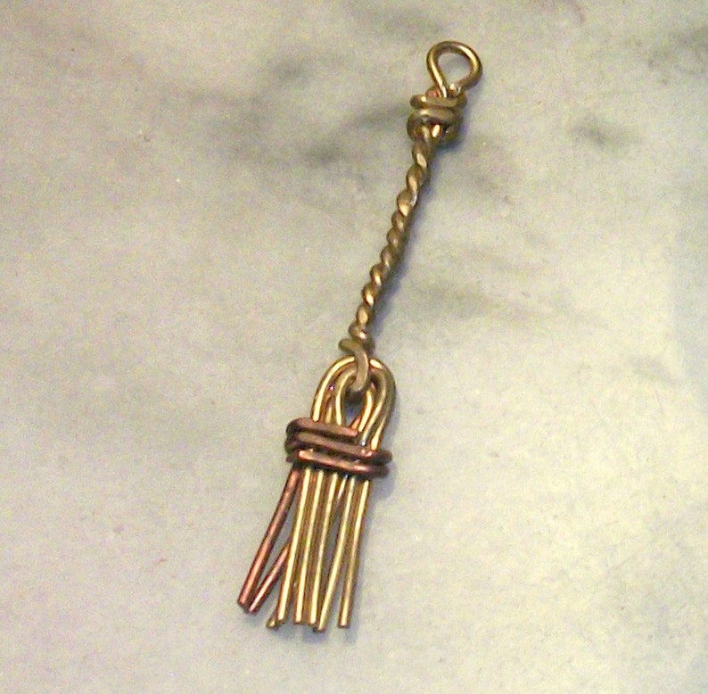 Fun Tiny Copper Brass Broom Besom - Etsy
