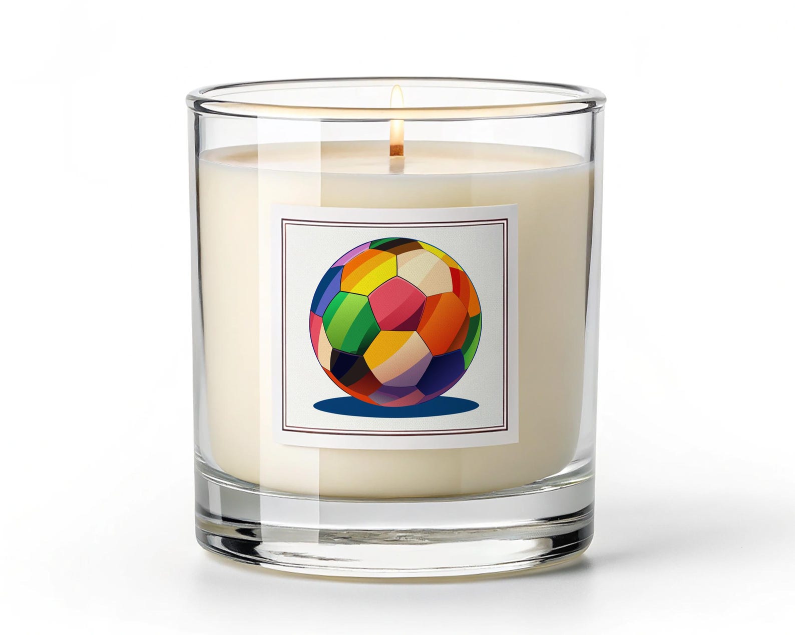 Rainbow Colored Soccer Ball Instant Clipart Download Design SVG PNG EPS ...