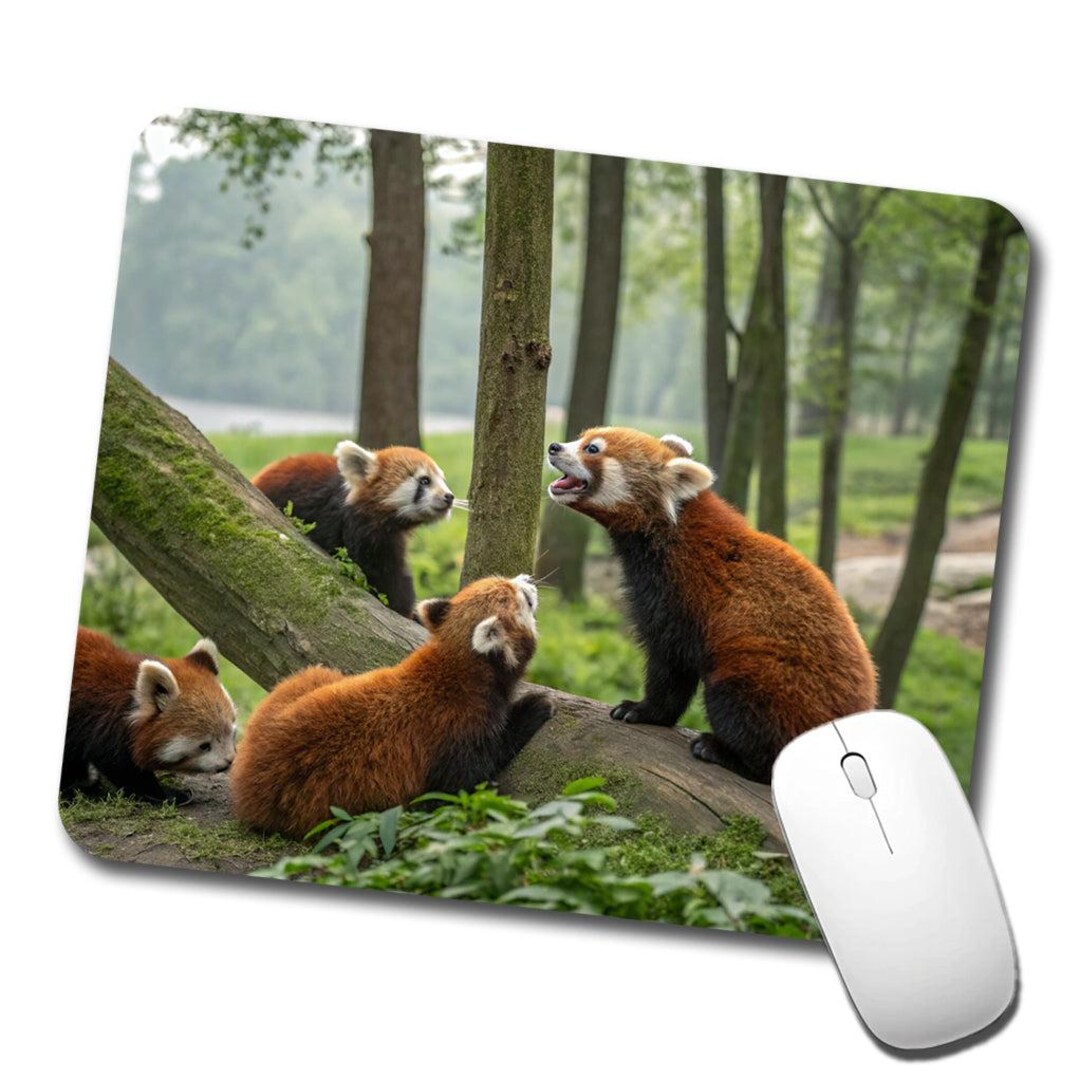 Bunch of Red Pandas Low Profile Mouse Pad Mat - Etsy