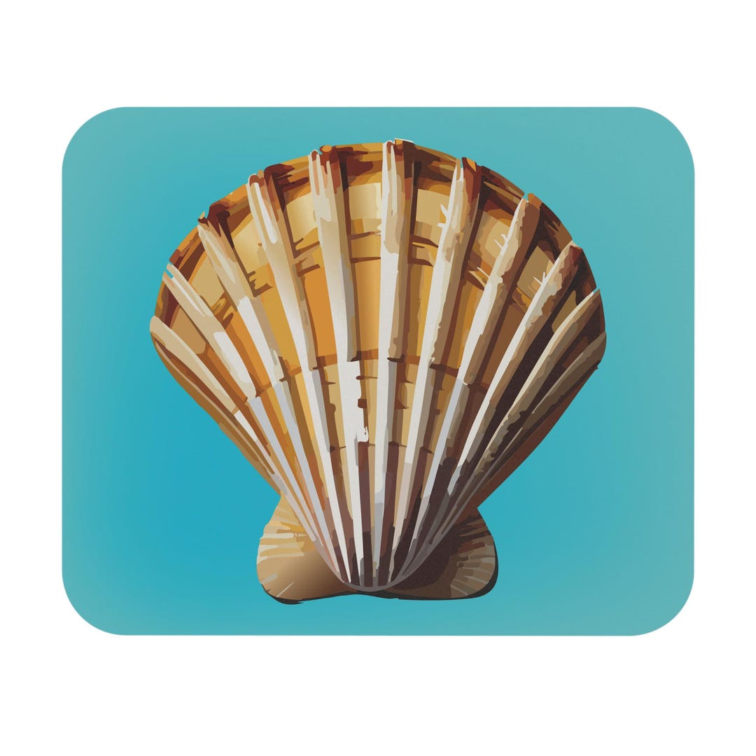 Seashell Sea Shell Ocean Beach Mouse Pad - Etsy