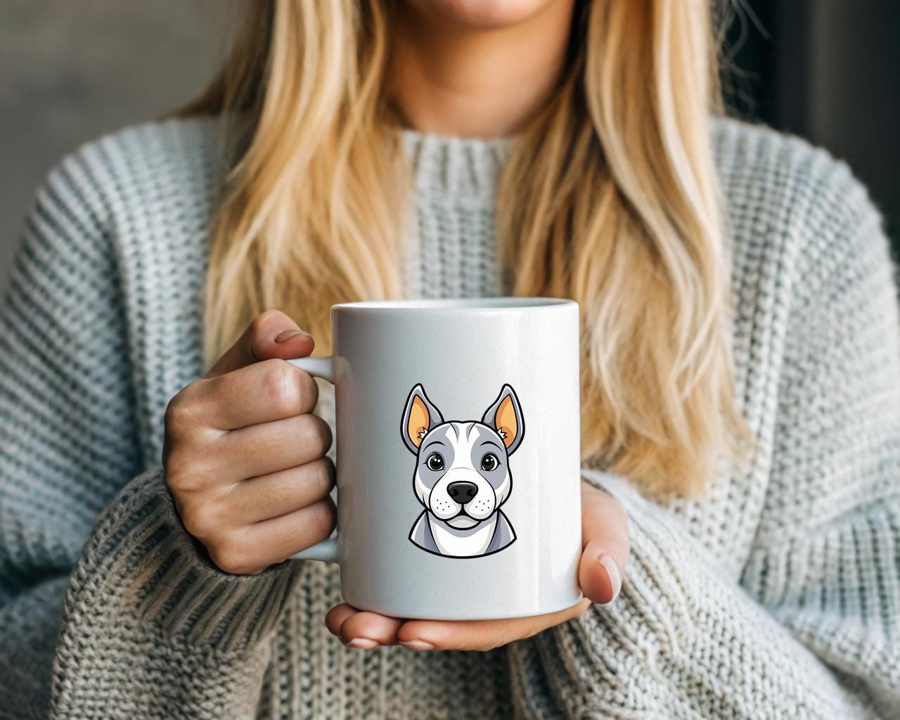 Dogo Argentino Dog Head Lovable Instant Clipart Download Design SVG PNG ...