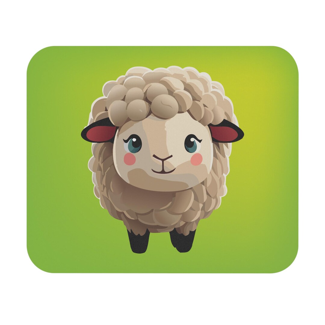 Sheep Chibi Standing Mouse Pad - Etsy