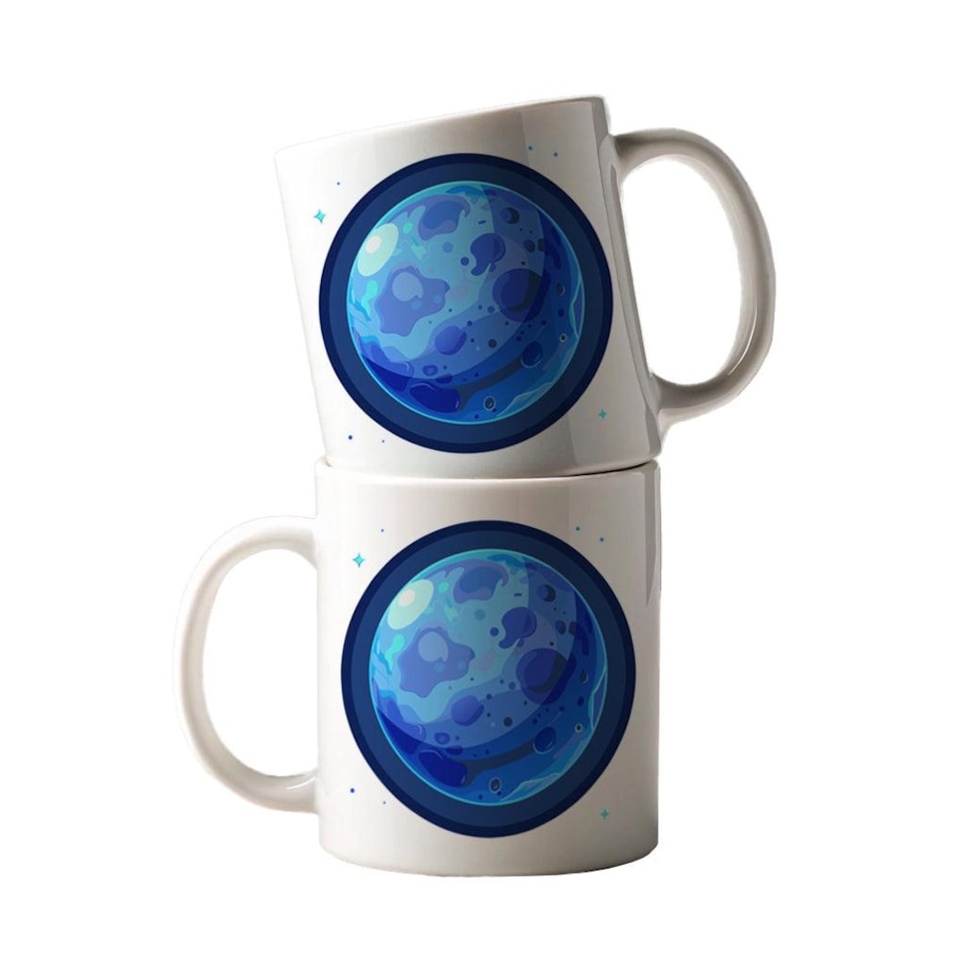 Blue Moon Ceramic Tea Coffee Mug Cup - 11oz - Etsy