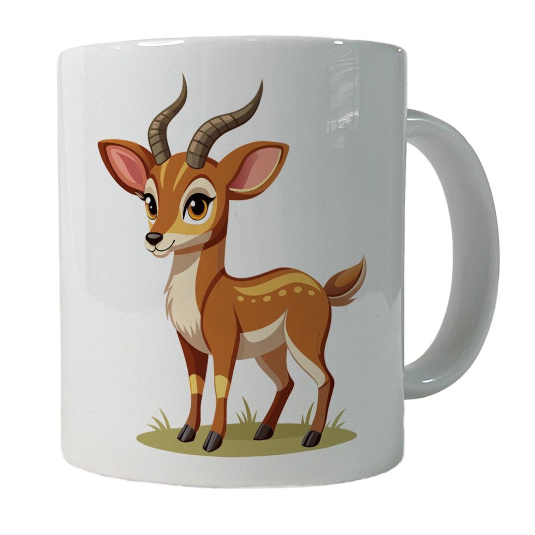 Antelope Cute Ceramic Tea Coffee Mug Cup - 11oz - Etsy