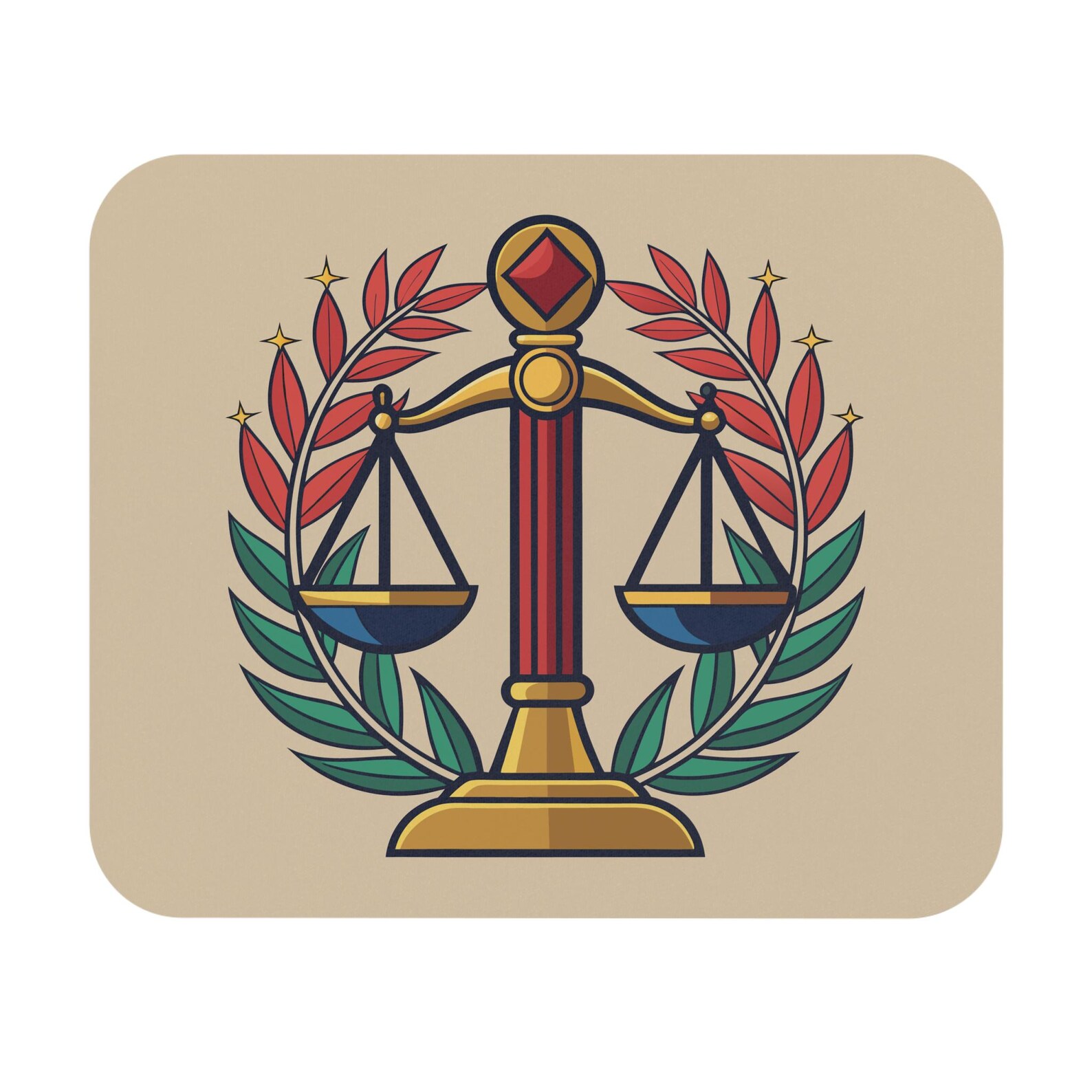Scales of Justice Mouse Pad - Etsy