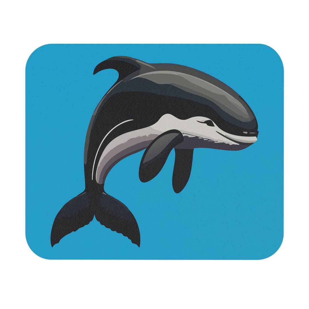 Orca Killer Whale Mouse Pad - Etsy