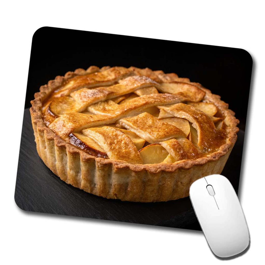 Traditional Lattice Crust Apple Pie Low Profile Mouse Pad Mat - Etsy
