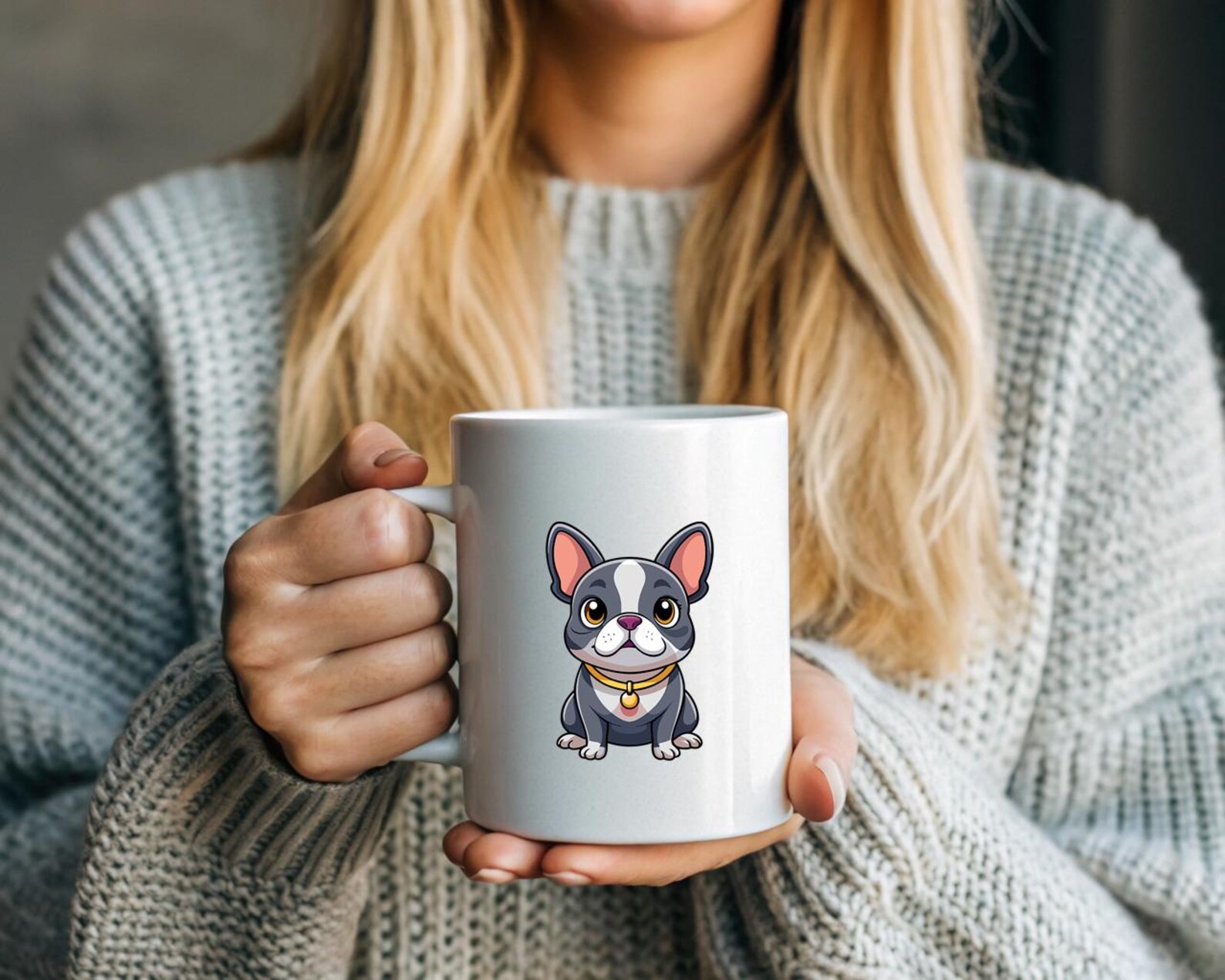 Chibi French Bulldog Dog Instant Clipart Download Design SVG PNG EPS ...