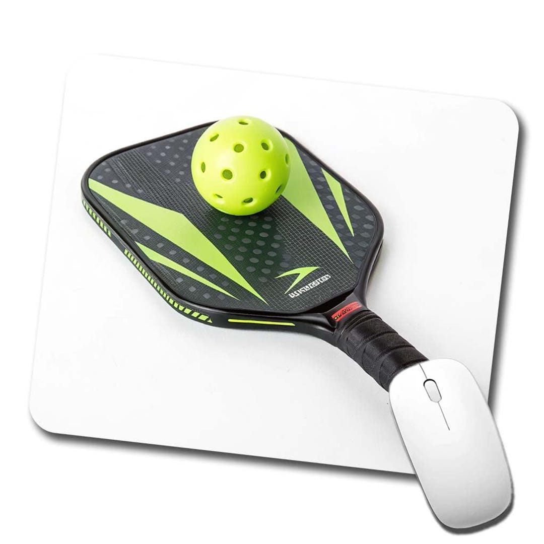 Pickleball Paddle and Ball Low Profile Mouse Pad Mat - Etsy