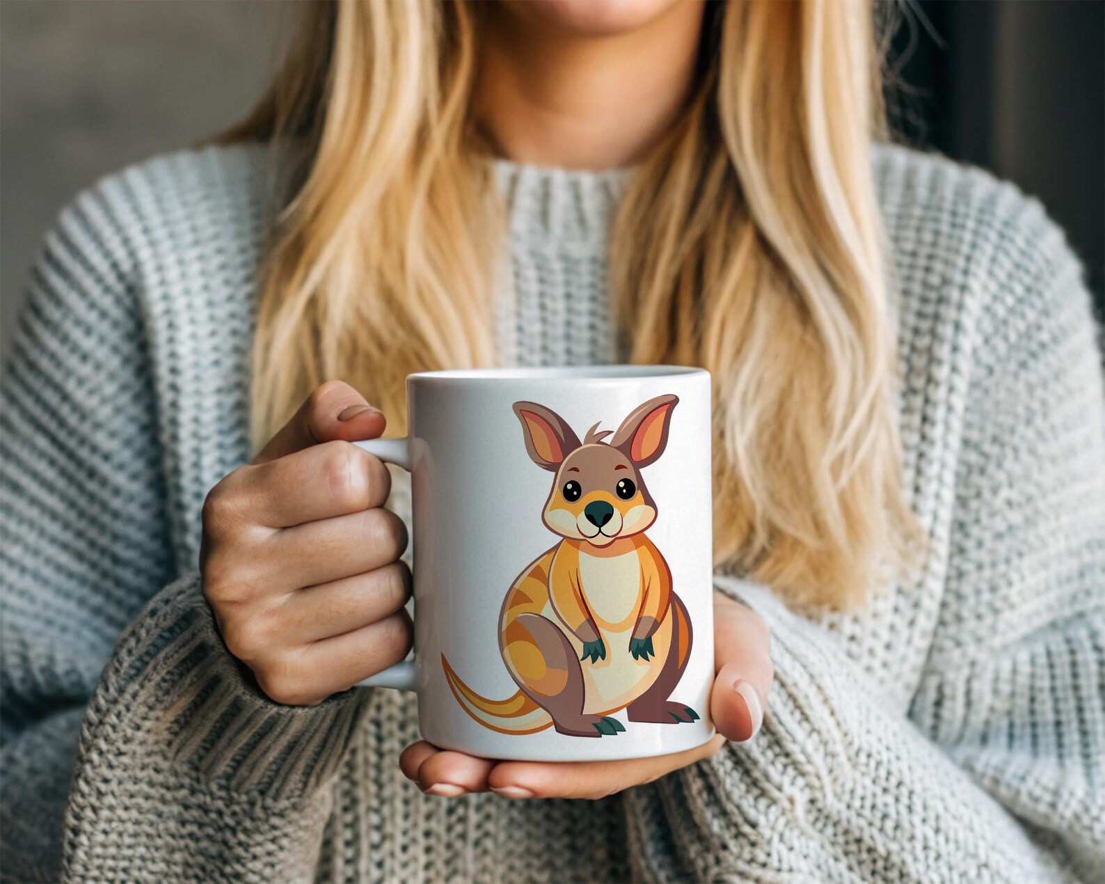 Wallaby Cute Color Instant Clipart Download Design SVG PNG EPS Pdf - Etsy