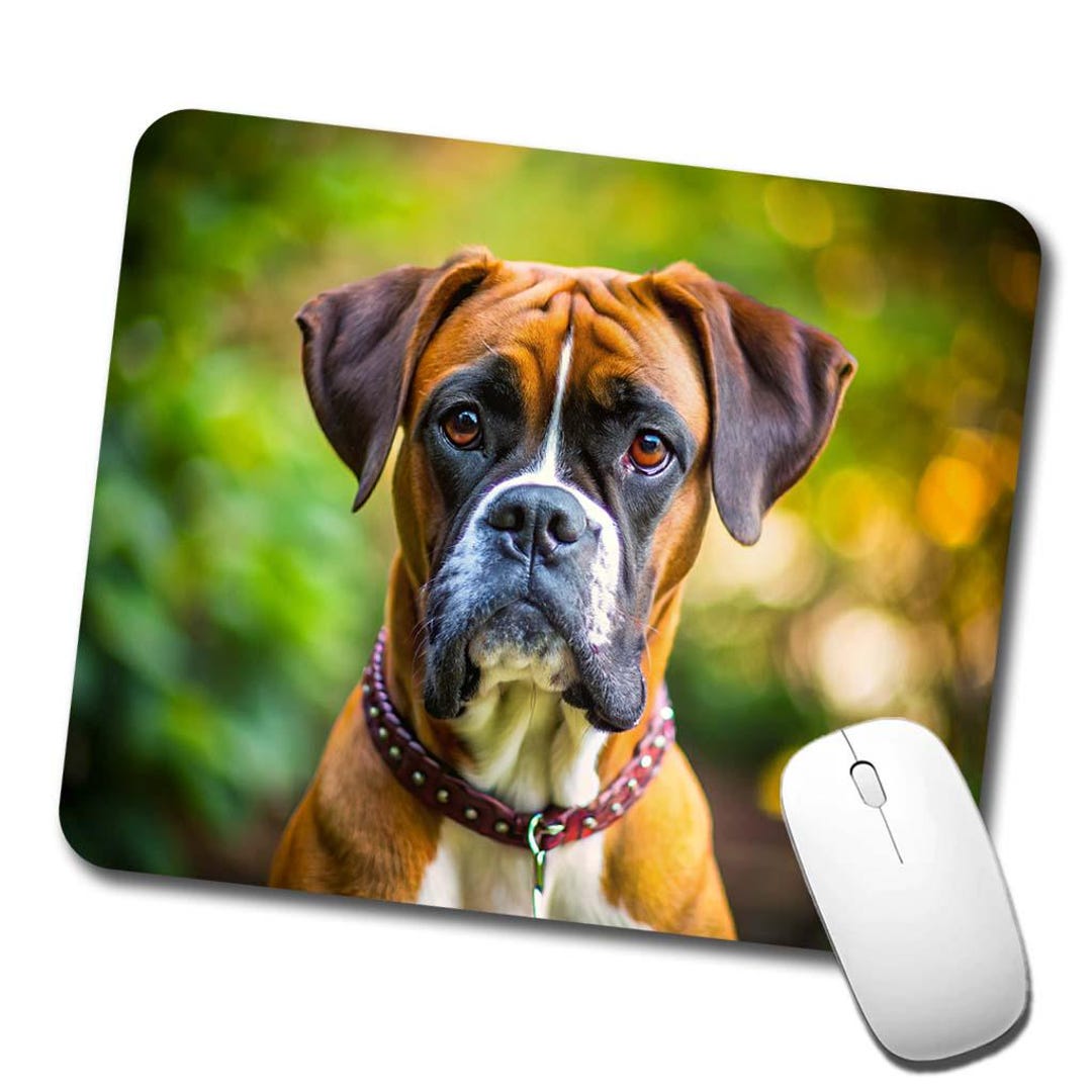 Boxer Dog Photo Low Profile Mouse Pad Mat - Etsy