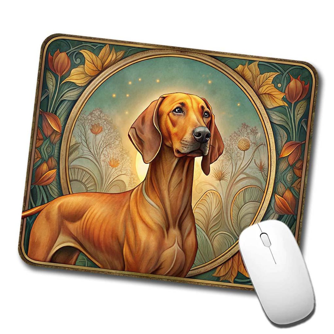 Rhodesian Ridgeback Dog Art Nouveau Low Profile Mouse Pad Mat - Etsy