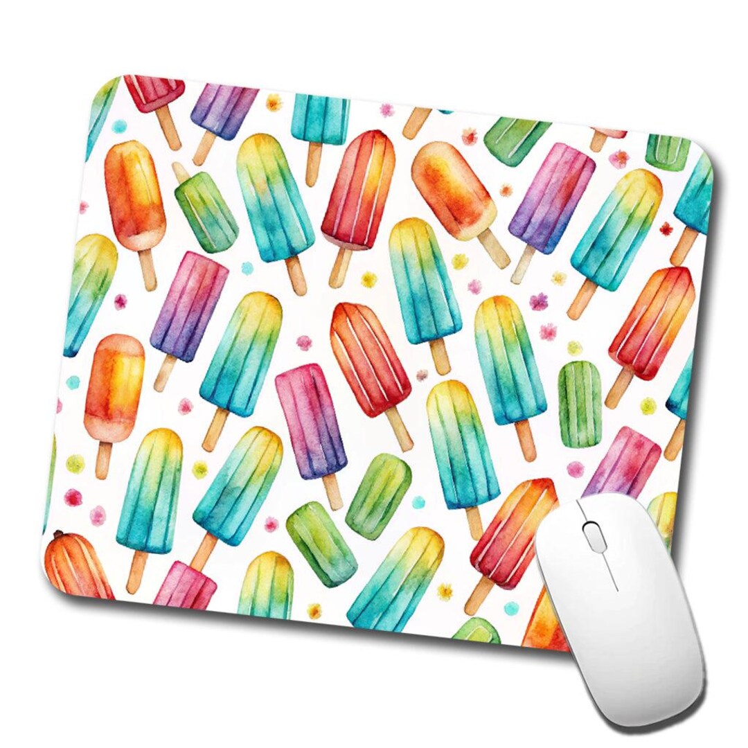Popsicles Fun Colorful Low Profile Mouse Pad Mat - Etsy