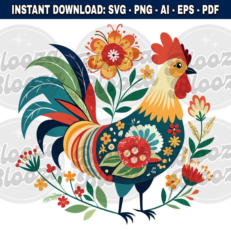 Chicken Motif - Etsy