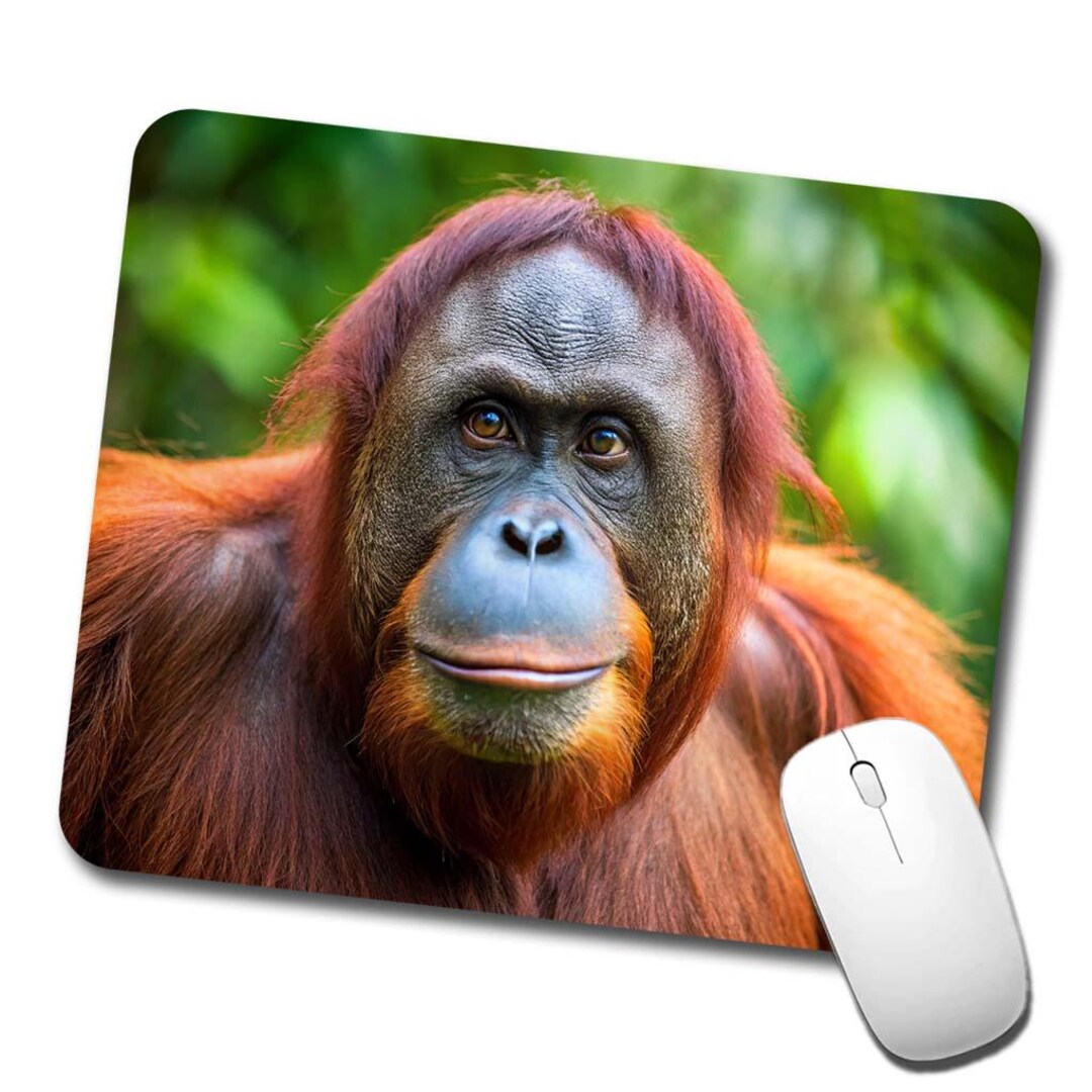 Orangutan Monkey Ape Low Profile Mouse Pad Mat - Etsy