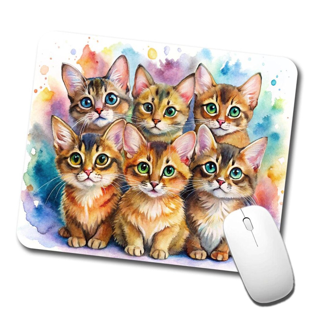 Sweet Somali Cats Low Profile Mouse Pad Mat - Etsy