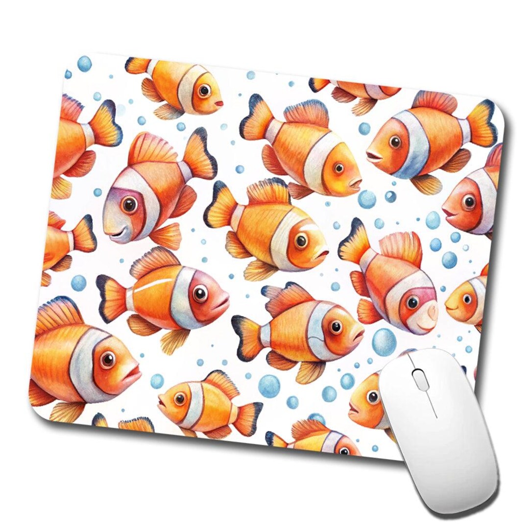 Lots of Sweet Clownfish Low Profile Mouse Pad Mat - Etsy