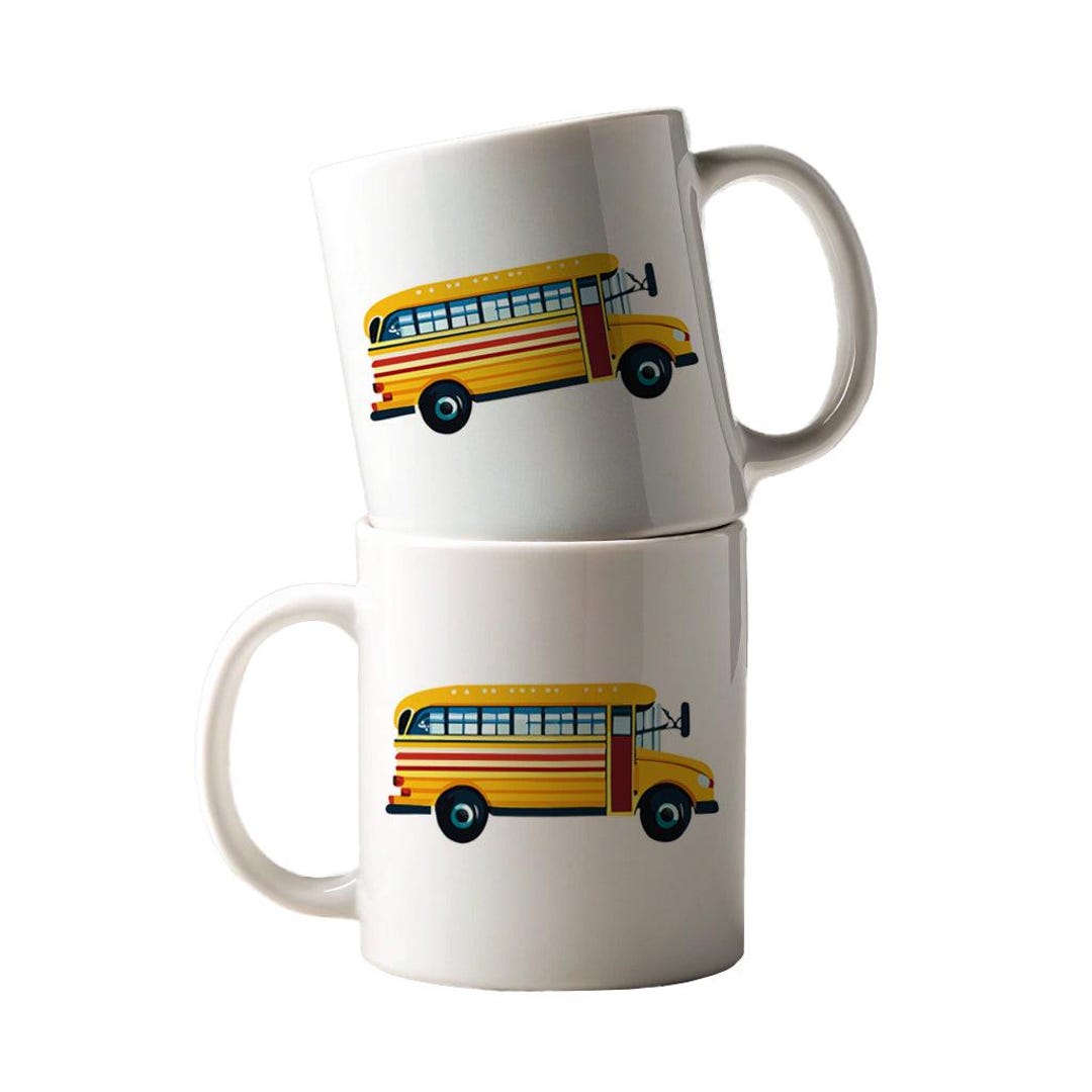 School Bus Ceramic Tea Coffee Mug Cup - 11oz - Etsy