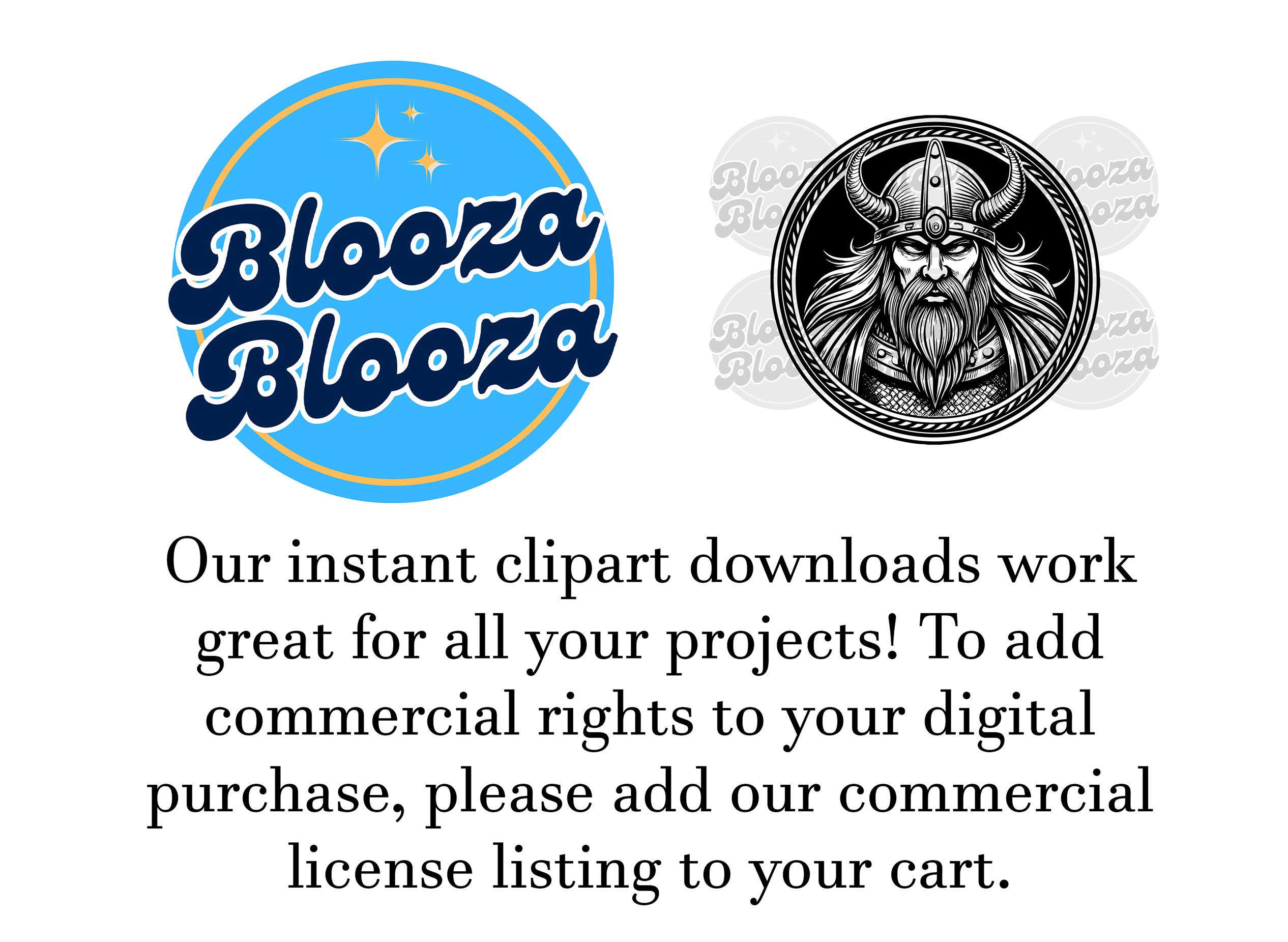 Viking Norse Thor Coin Black White Instant Clipart Download Design SVG ...