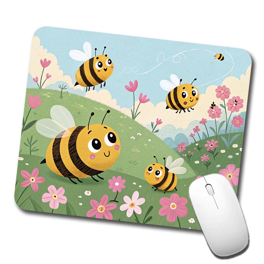 Kawaii Bumble Bees Low Profile Mouse Pad Mat - Etsy