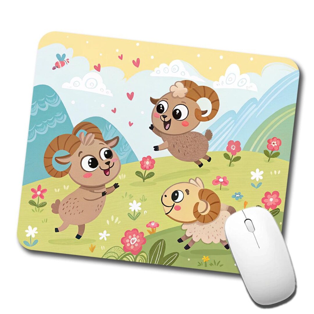 Kawaii Bighorn Sheep Low Profile Mouse Pad Mat - Etsy