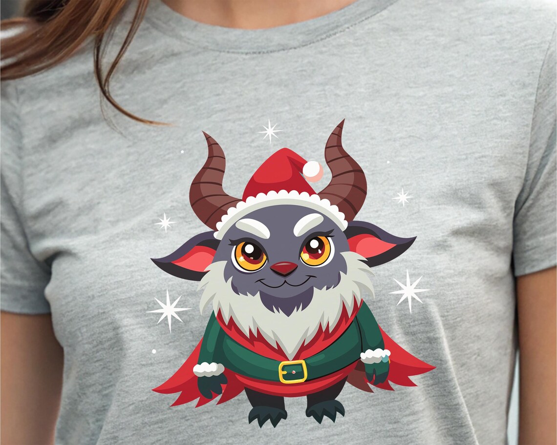 Krampus Christmas Cute Instant Clipart Download Design SVG PNG EPS Pdf ...