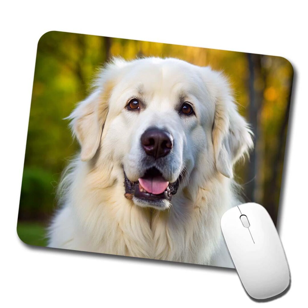 Great Pyrenees Dog Photo Low Profile Mouse Pad Mat - Etsy