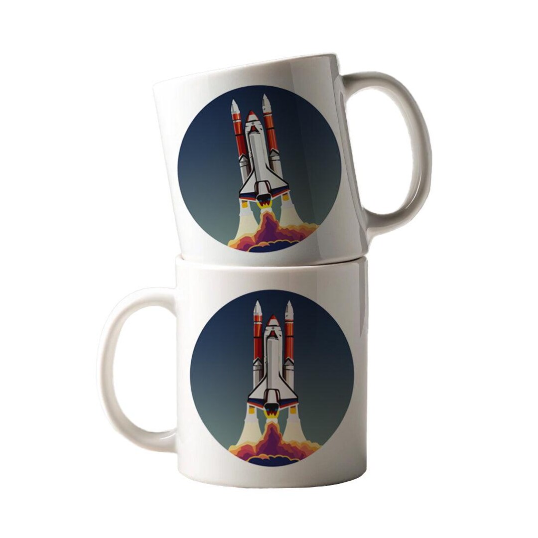 Space Shuttle Launch Blasting off Ceramic Tea Coffee Mug Cup 11oz - Etsy