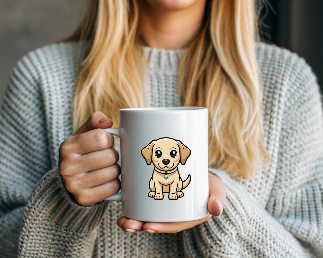 Chibi Labrador Retriever Dog Instant Clipart Download Design SVG PNG ...