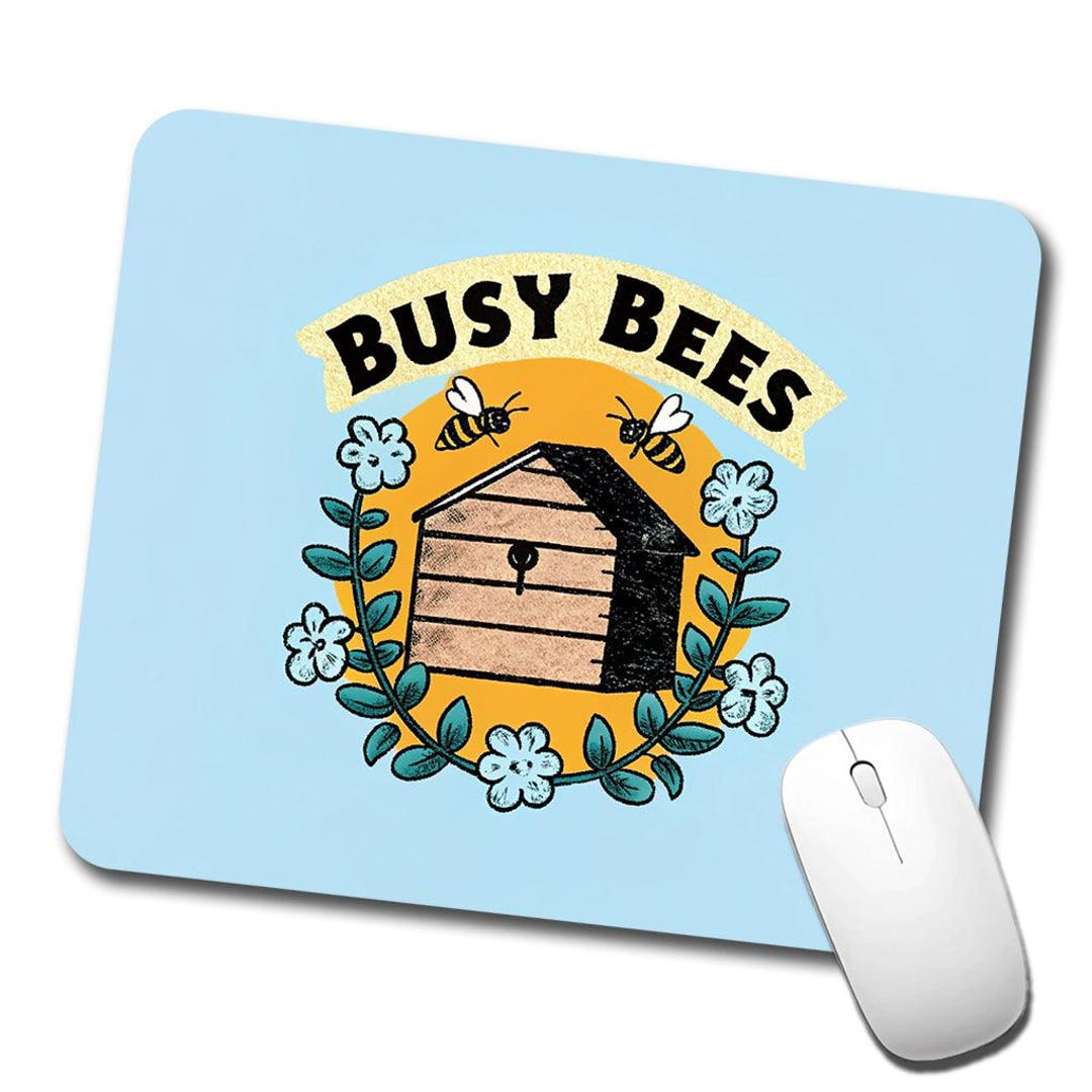 Busy Bees Low Profile Mouse Pad Mat - Etsy