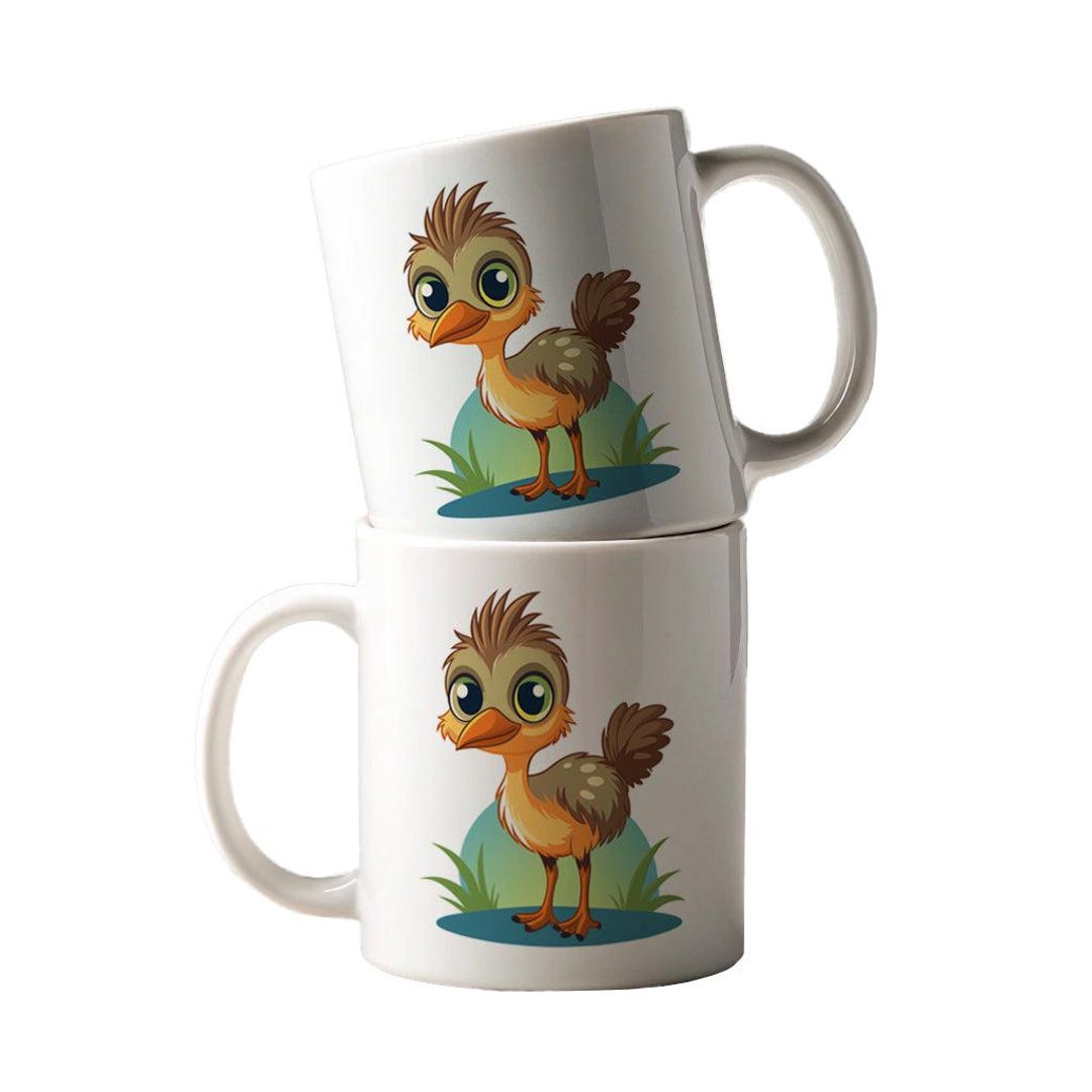 Emu Ostrich Large Bird Australian Animal Ceramic Tea Coffee Mug Cup ...