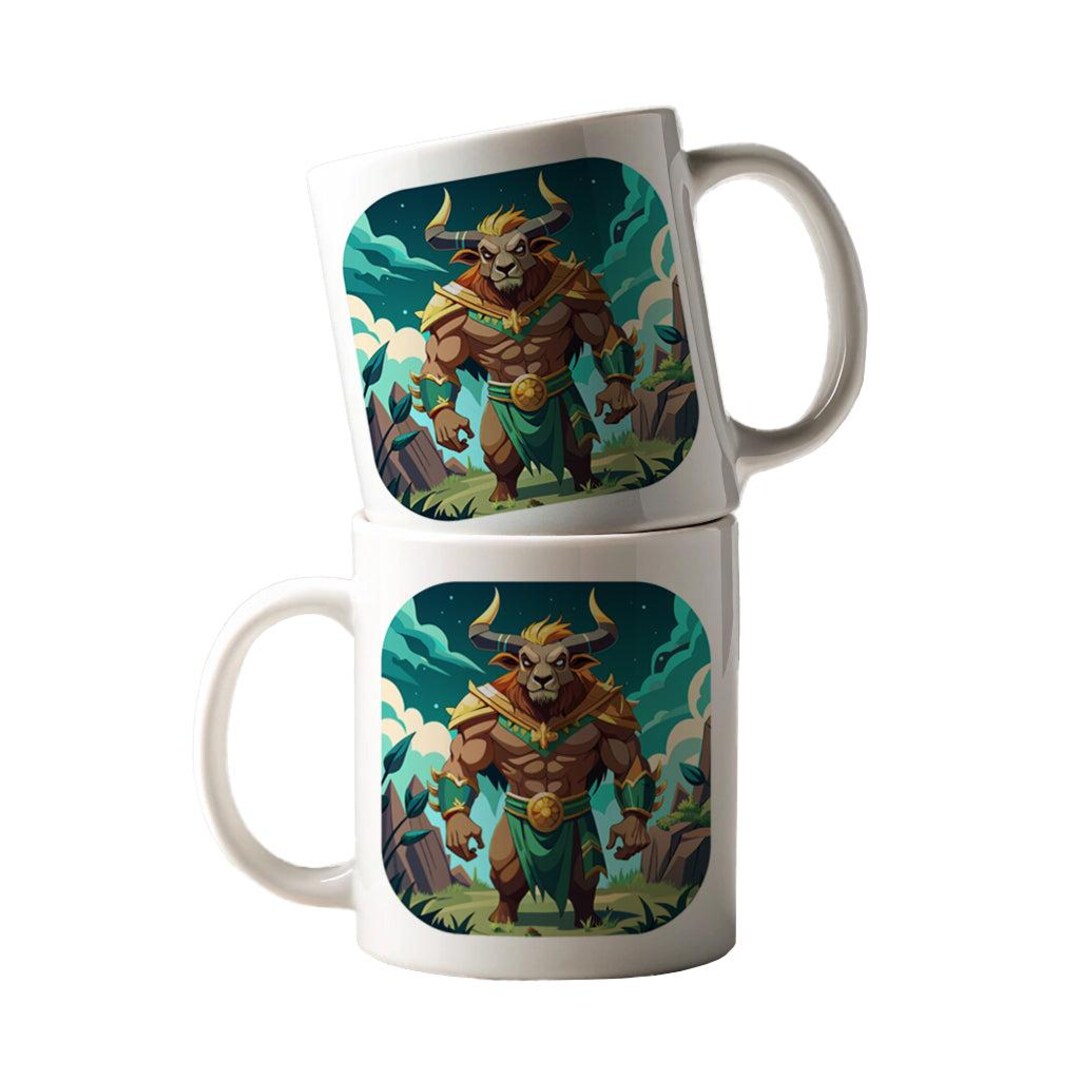 Minotaur Greek Mythology Ceramic Tea Coffee Mug Cup 11oz - Etsy