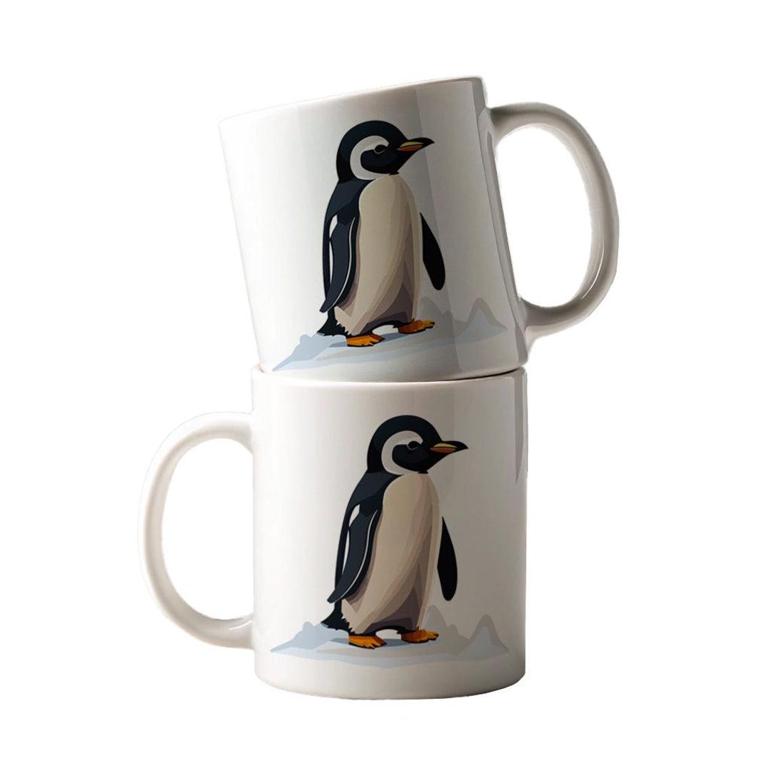 Penguin Cute Snow Ceramic Tea Coffee Mug Cup - 11oz - Etsy