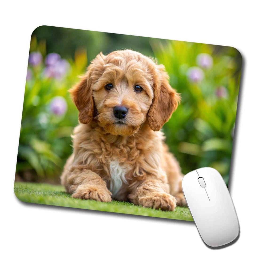 Labradoodle Dog Puppy Photo Low Profile Mouse Pad Mat - Etsy