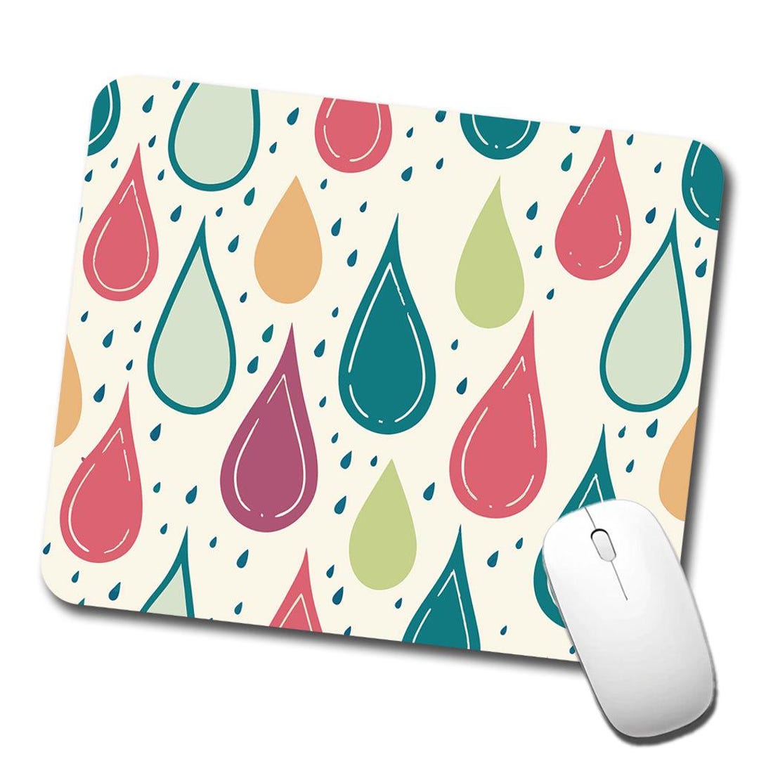 Rain Water Droplets Cute Low Profile Mouse Pad Mat - Etsy
