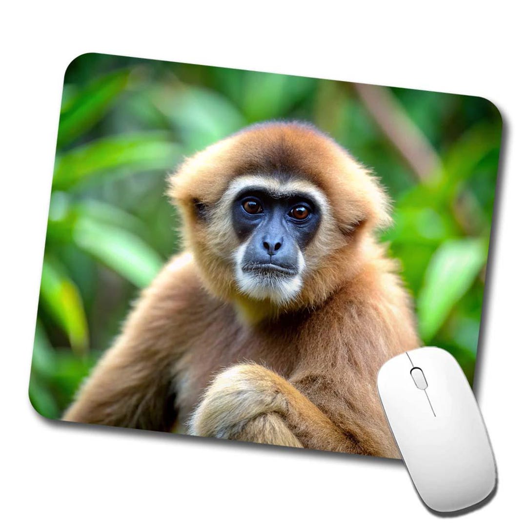 Muller's Gibbon Monkey Low Profile Mouse Pad Mat - Etsy